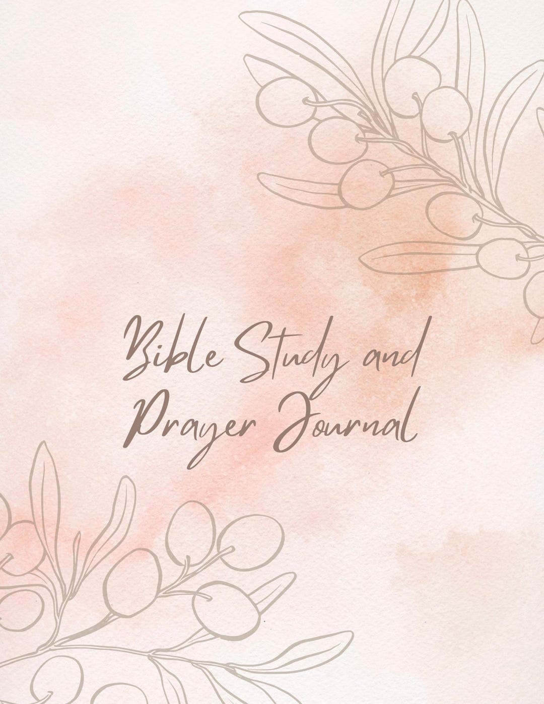 Christian Journal Template | Printable Bible Study and Prayer Journal ...