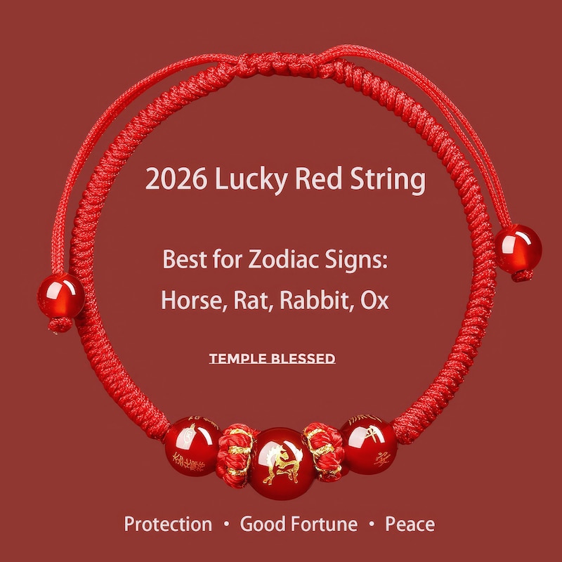 Red String Year of Horse - Etsy