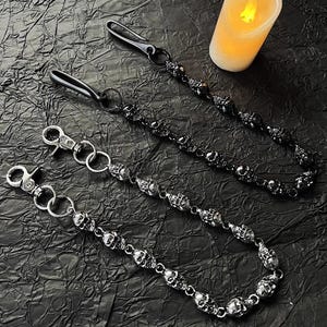 Metal Big Skull Wallet Chain ,jeans Chain,gothic Pants Chain,biker ...