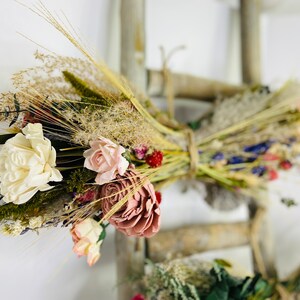 English Cottage Garden Dried Floral Swag* Home Decor - Etsy