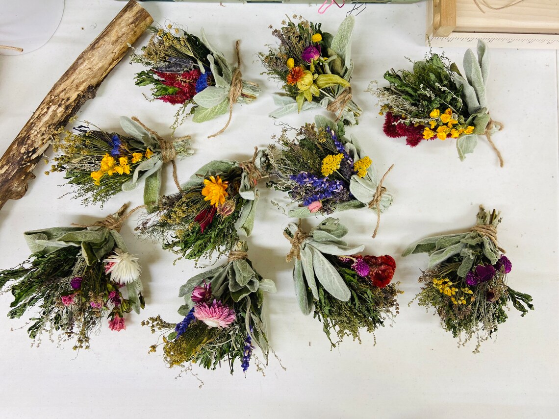 Small Dried Herbal Bundle Custom Variety Herbs and Florals - Etsy