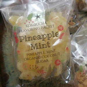 Kombucha Tea Flavoring Packet-sample Size*dried Fruit*second Brew*all ...