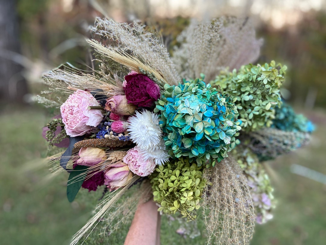 Vintage Garden Dried Floral Swag*home Decor - Etsy