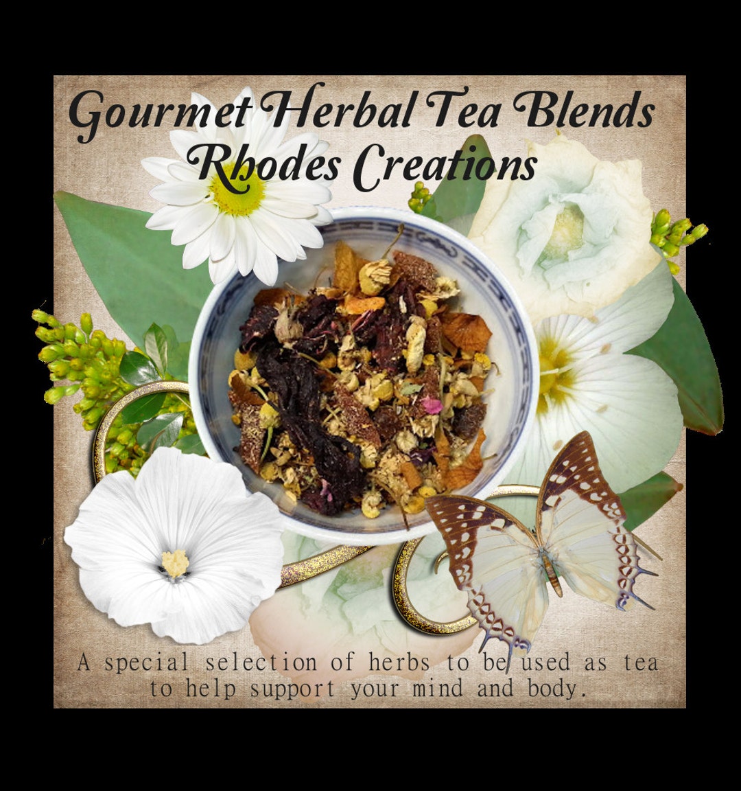 Gourmet Herbal Tea Blends-loose Tea*you Choose Blend - Etsy