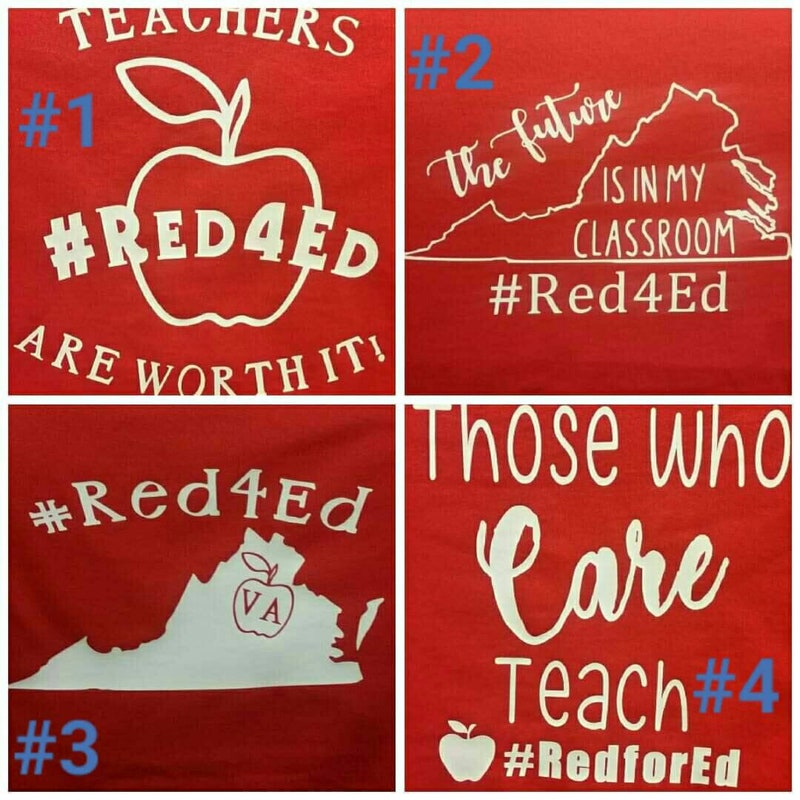Red for Ed Tshirt - Etsy