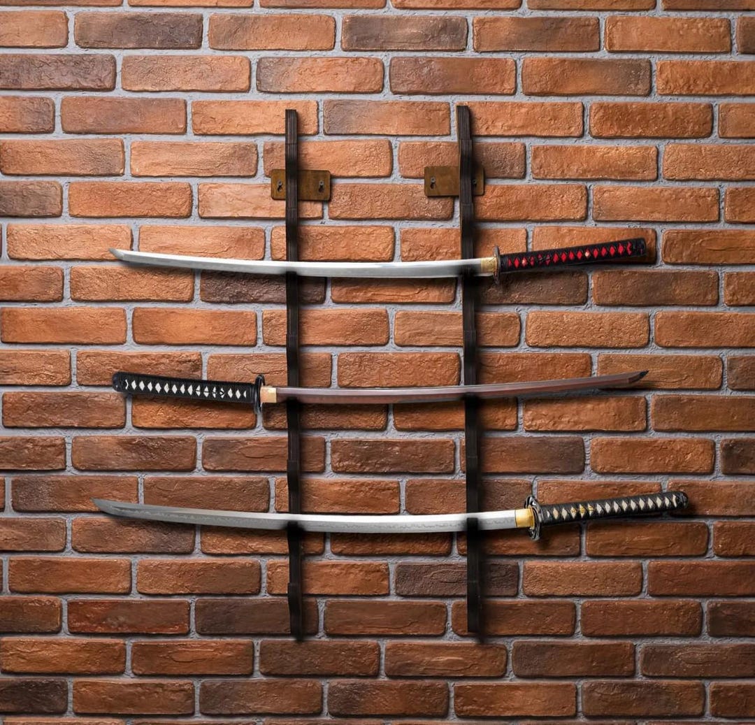 Katana Wall Rack Katana Wall Holder Katana Wall Mount Samurai Sword