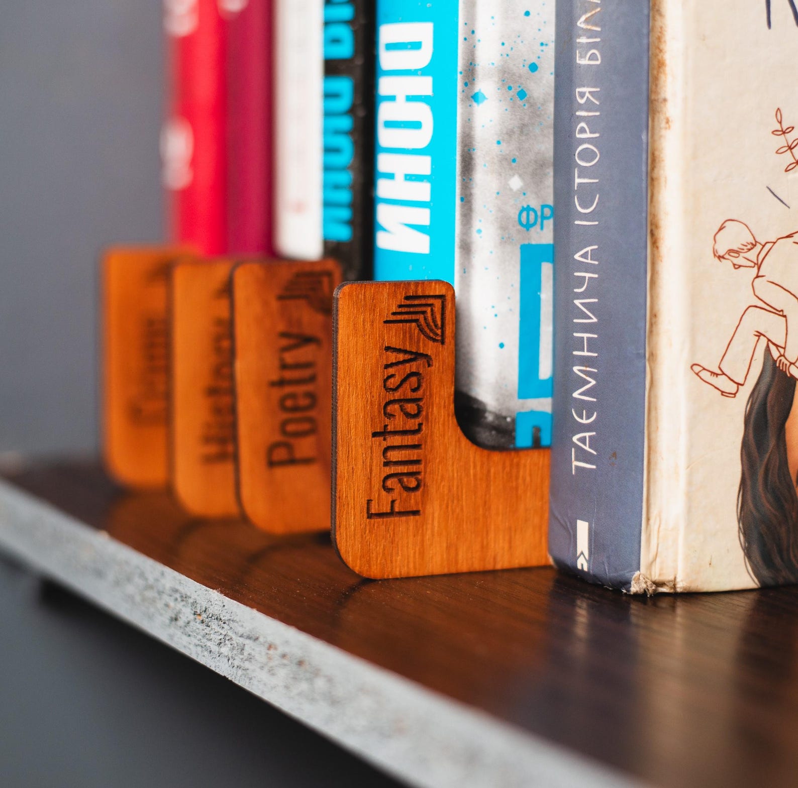Bookshelf Dividers by Grade, Bookshelf Genre Labels Signs, Book ...