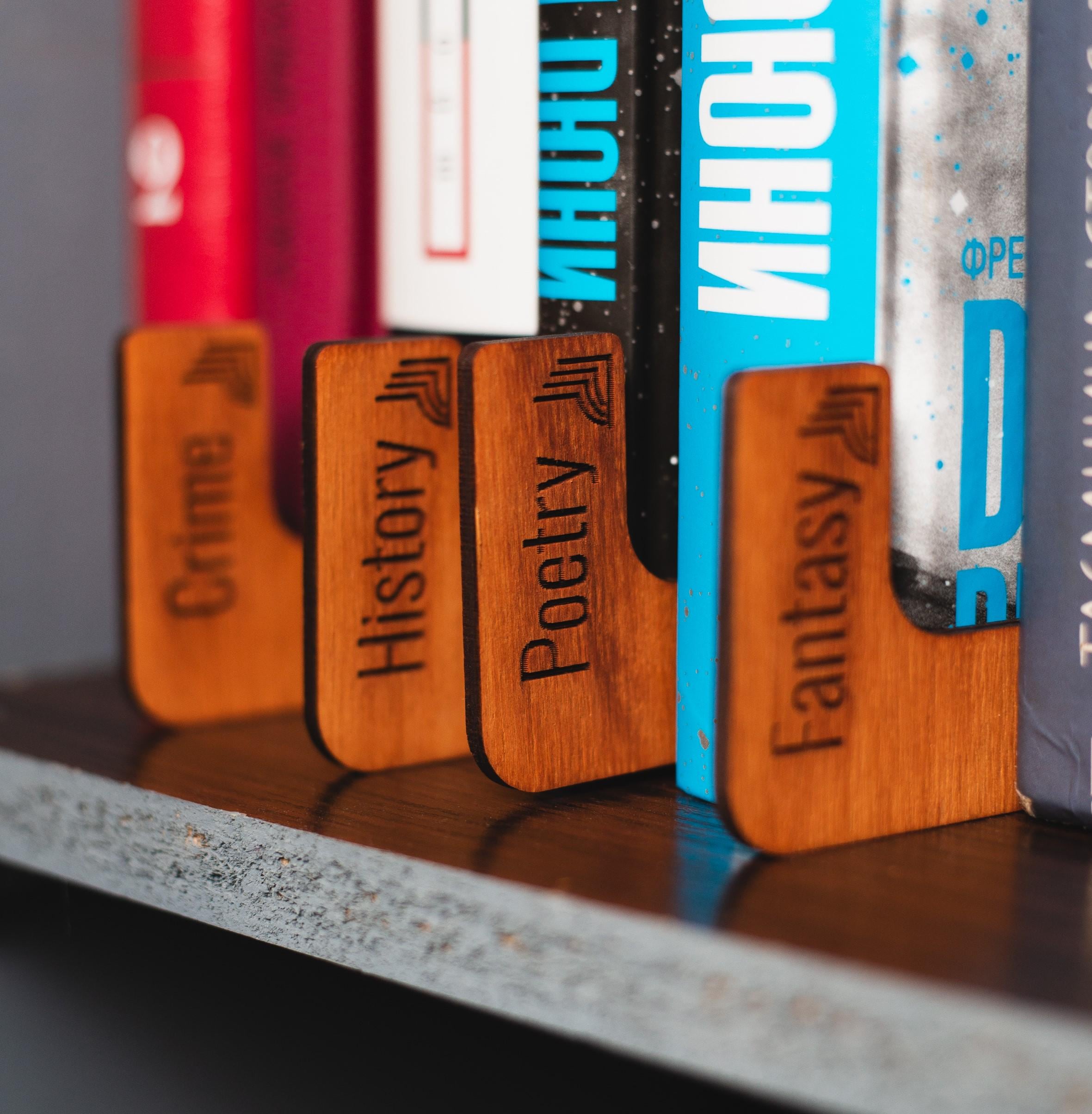 Bookshelf Dividers by Grade, Bookshelf Genre Labels Signs, Book ...