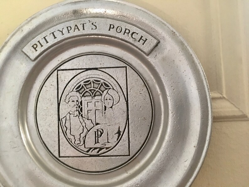Pittypat's Plate - Vintage Pewter Souvenir, Downtown Atlanta GA ...