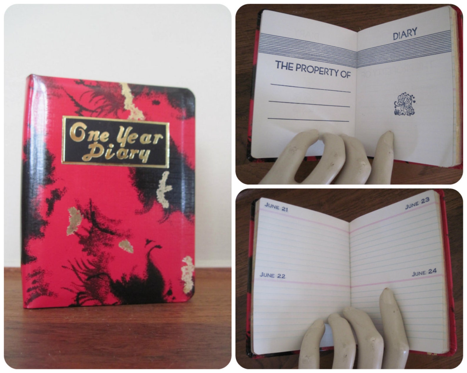 Set of 3 Vintage PHOTO Album ADDRESS Book and One Year - Etsy