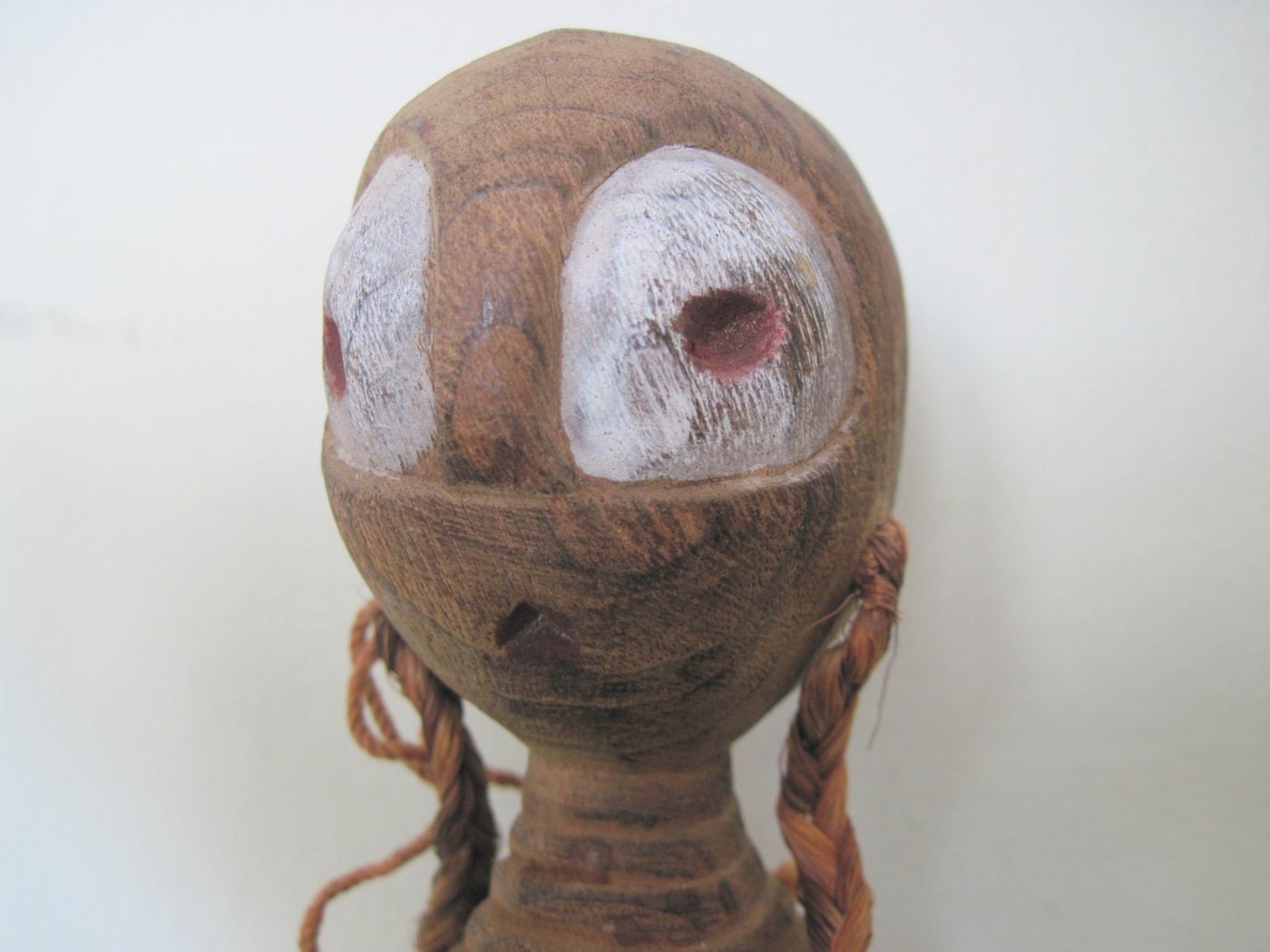 Old, Wooden, Hand Carved Paduang, Long Necked VOODOO DOLL - Protective ...