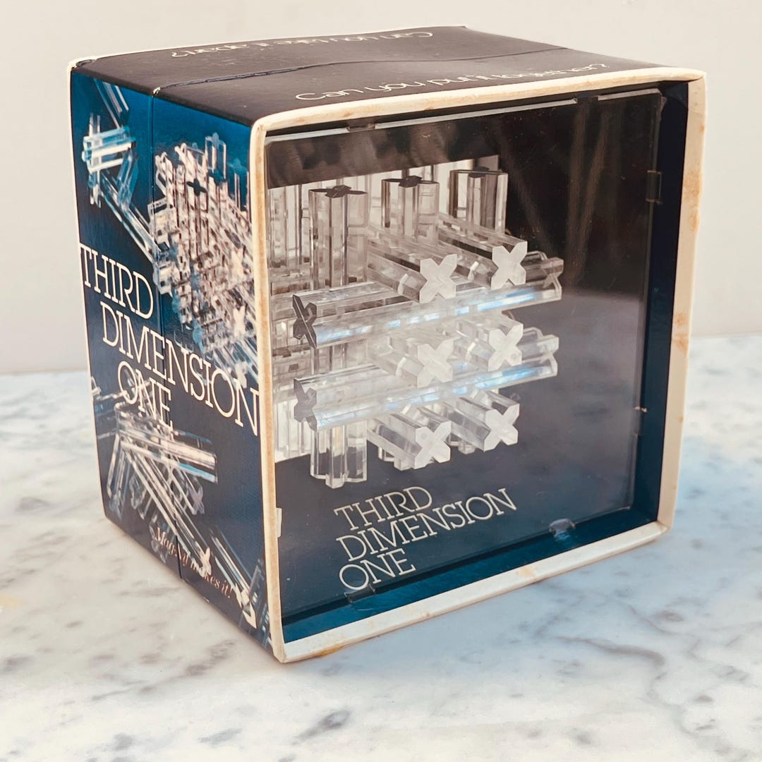 1970s Third Dimension One Parlor Game Vintage New Age Puzzle ESP ...