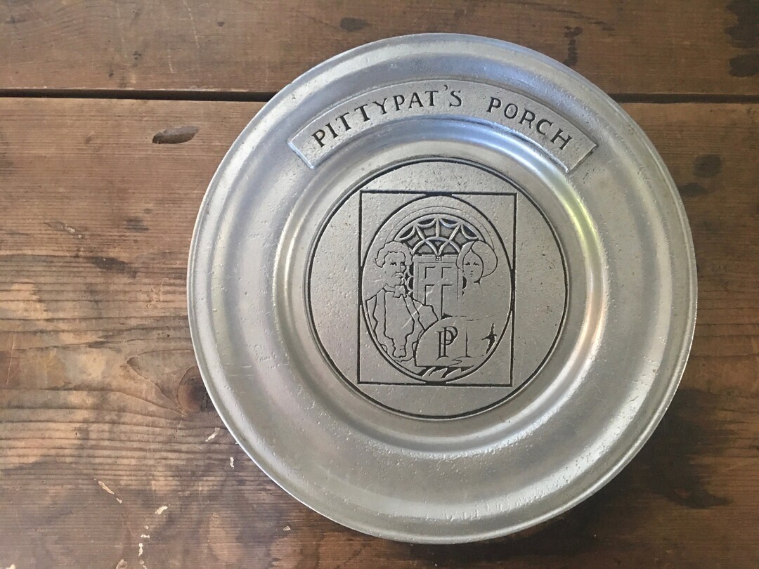 Pittypat's Plate - Vintage Pewter Souvenir, Downtown Atlanta GA ...