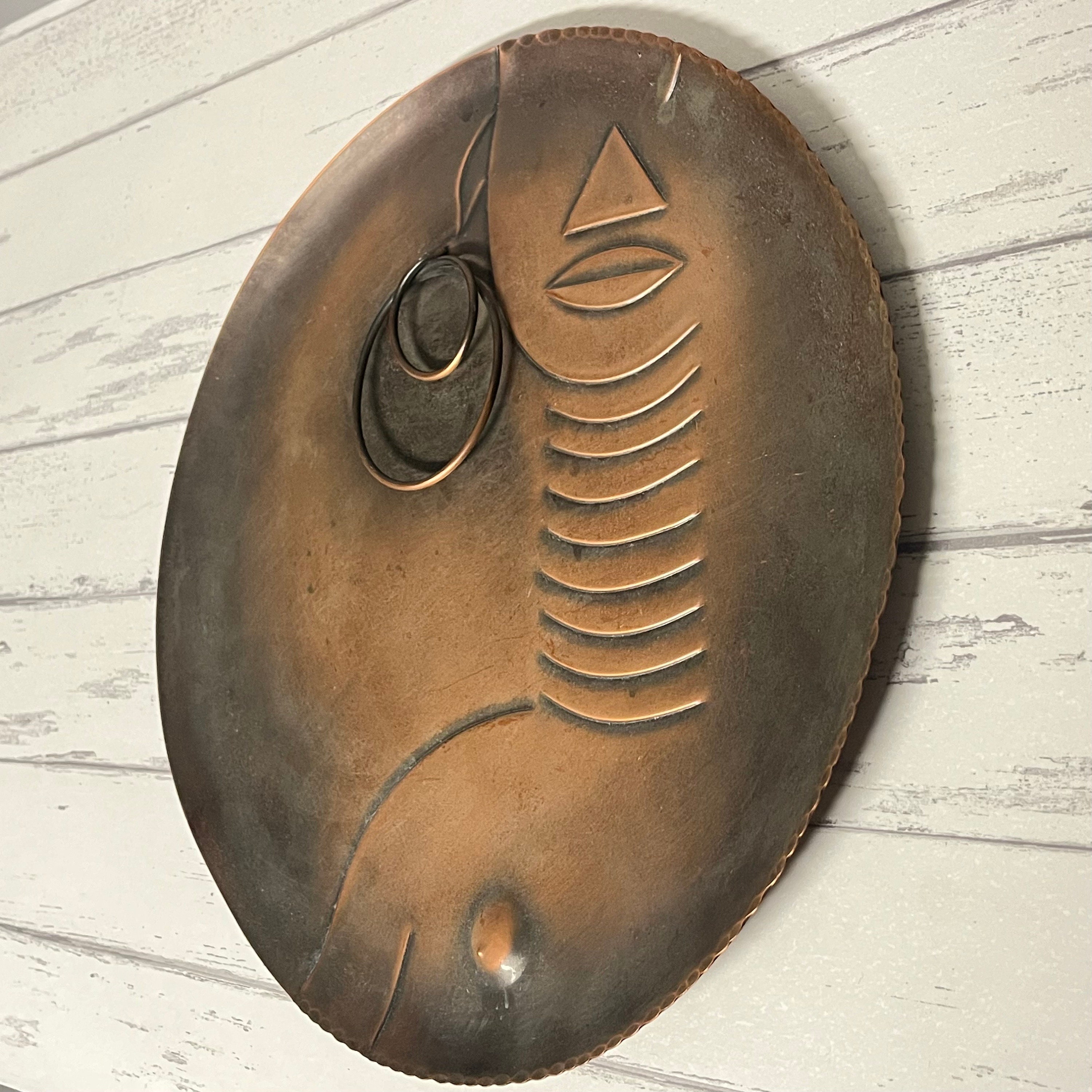 1930s Francisco Rebajes NYC Copper Ubangi African Woman Wall Art ...