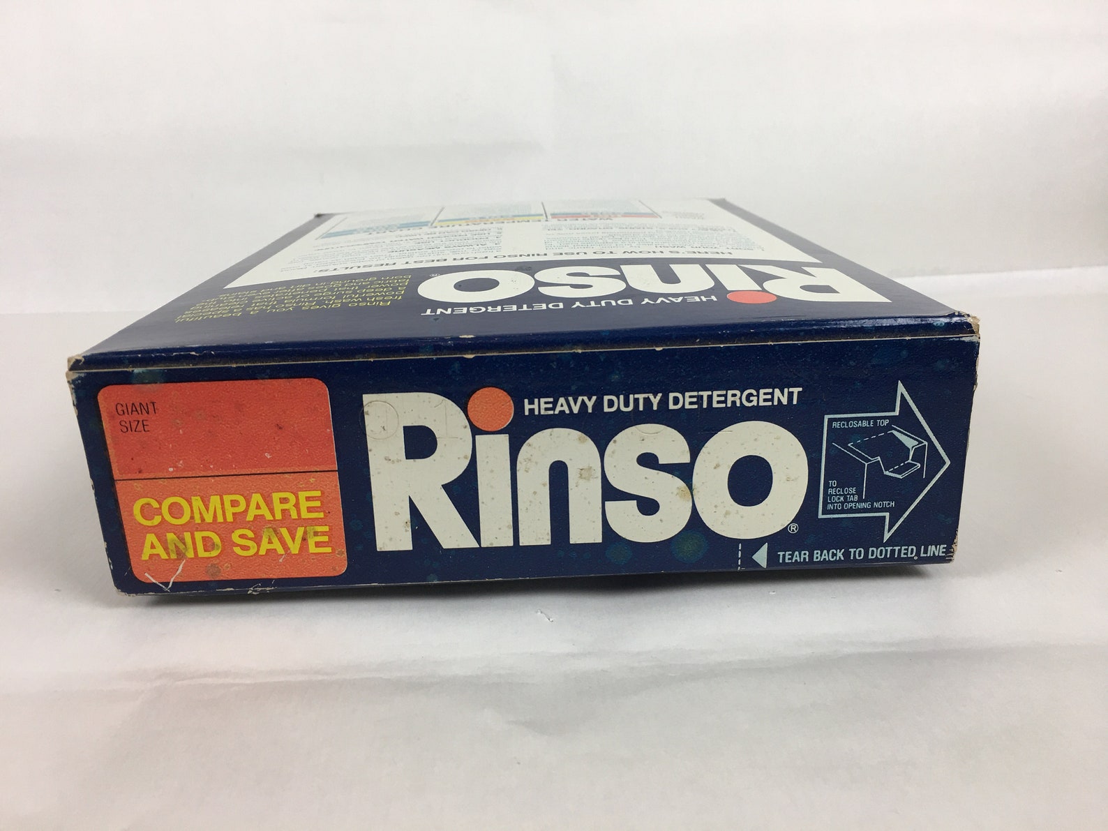 Vintage Rinso Detergent Retro Laundry Collectible Bright Graphics ...