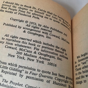 Vintage 1970s OCCULT BOOK: Dream Power by Dr Ann Faraday | Etsy