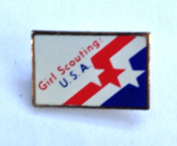 vintage girls scout pins - Gem