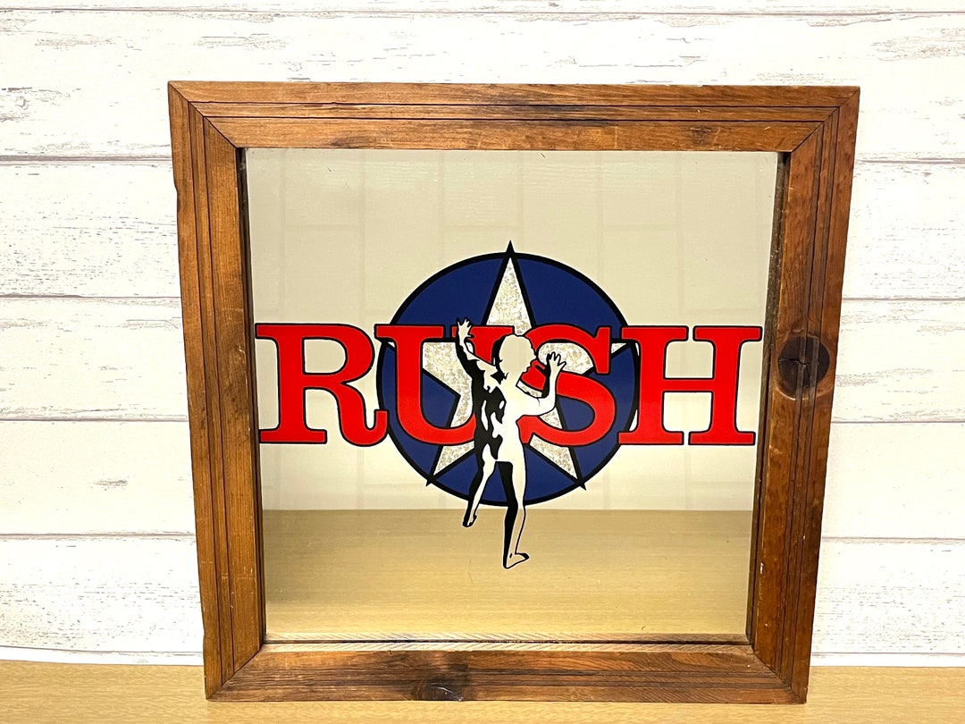 Vintage RUSH Mirror Art STARMAN 1970s Rock 'N Roll, Classic Stoner Rock ...