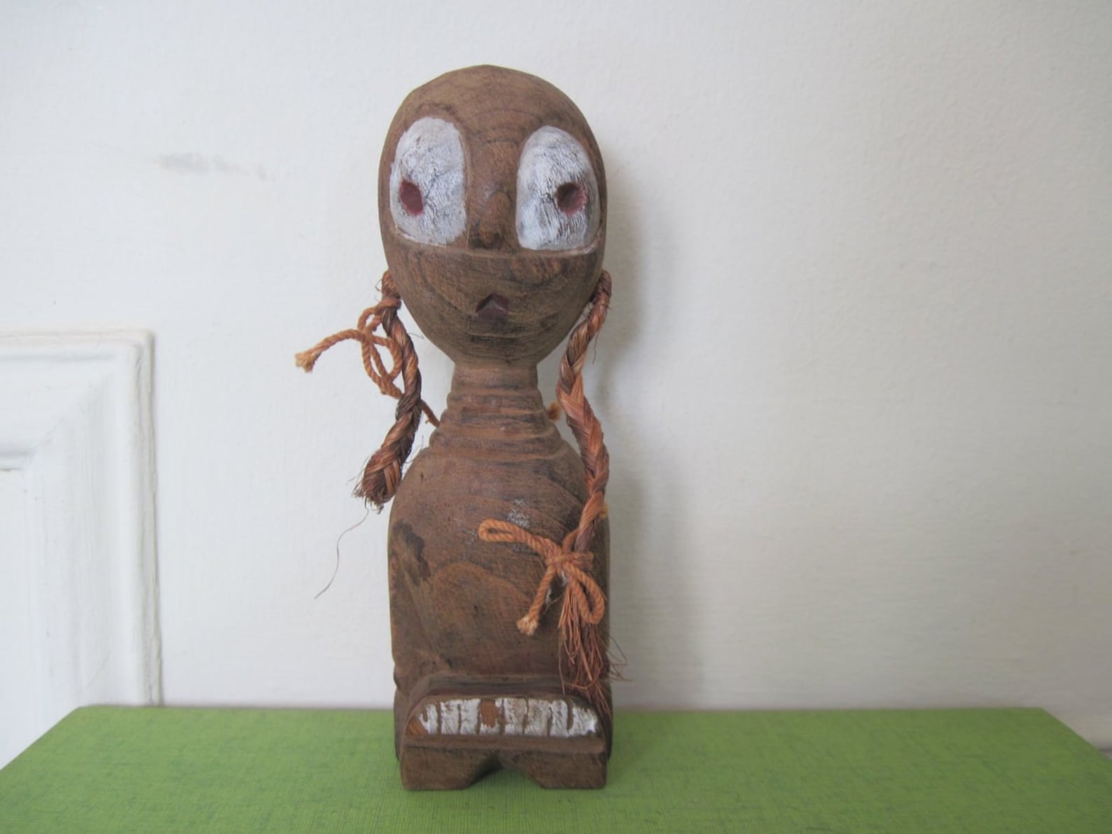 Old, Wooden, Hand Carved Paduang, Long Necked VOODOO DOLL Protective ...