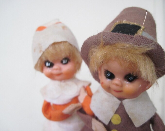Creepy Pilgrims - Vintage 1970s TERRIFYING THANKSGIVING Zombie Dolls - Etsy