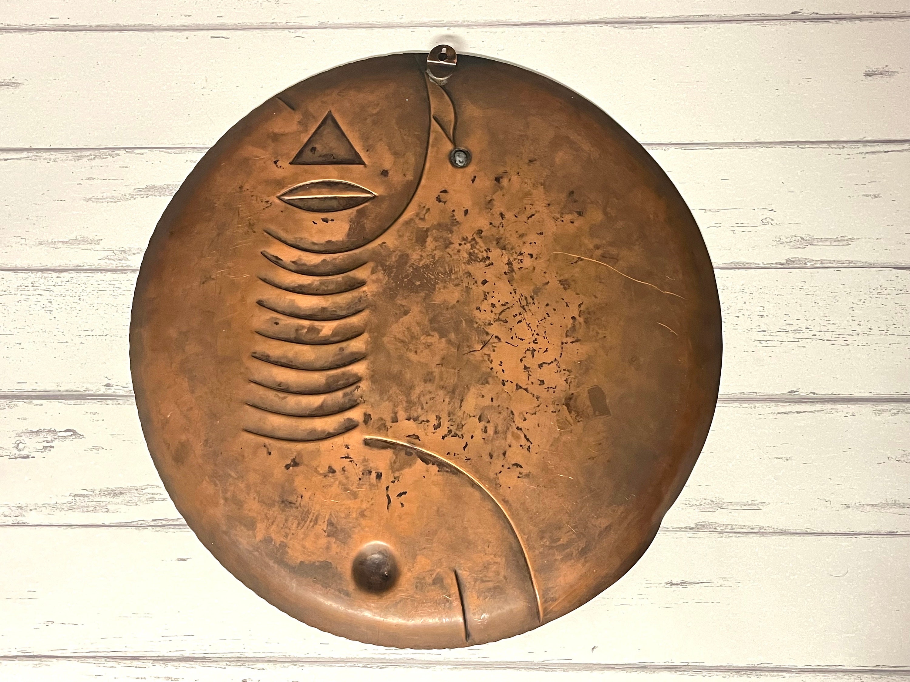 1930s Francisco Rebajes NYC Copper Ubangi African Woman Wall Art ...