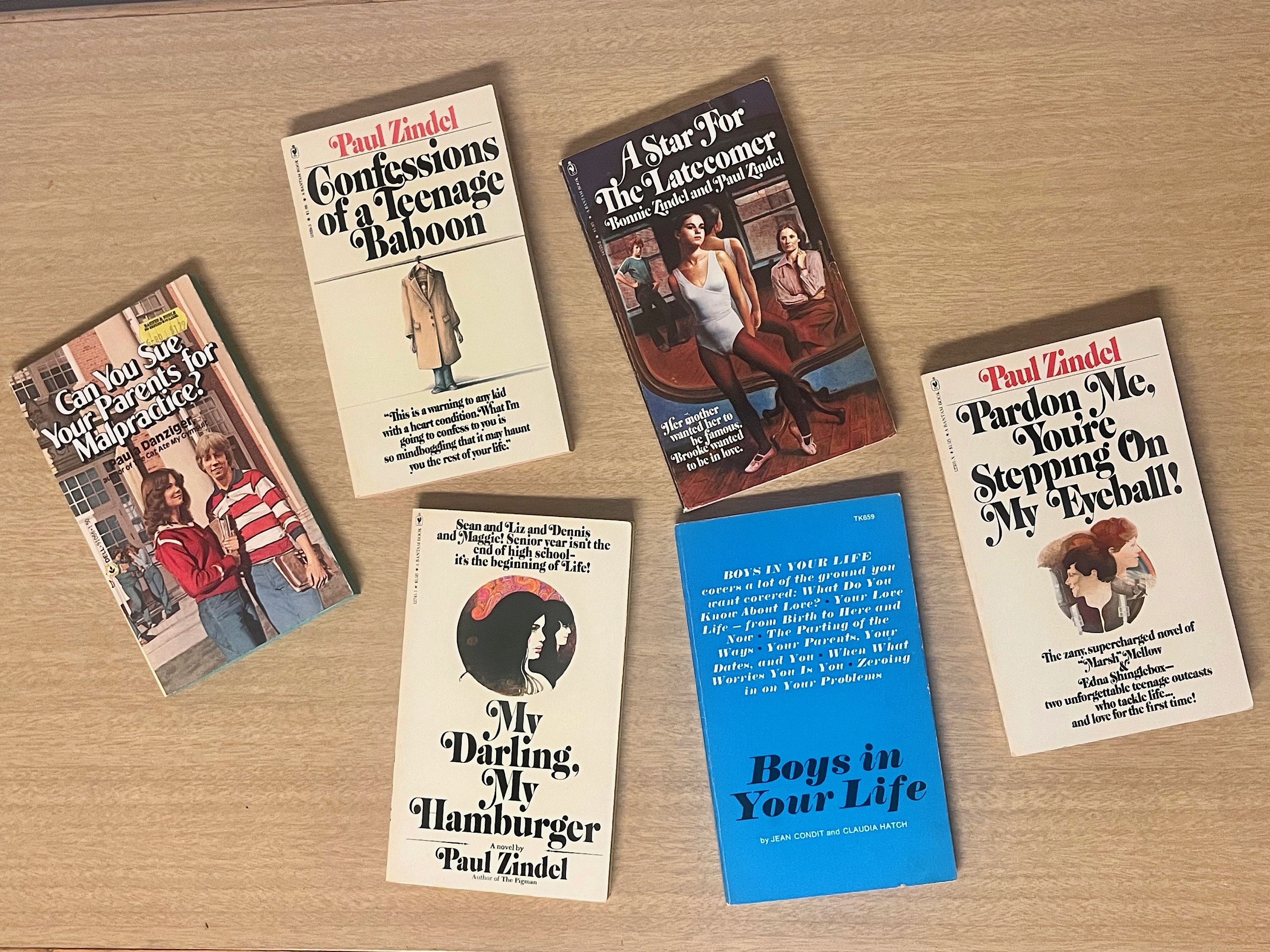 1970s, Instant Collection of YA Teen Drama BOOKS: 6 Vintage Young Adult ...