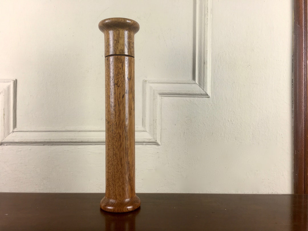 Vintage MCM TALL Wooden Peppermill, Made in Italy - Italian Shaker ...