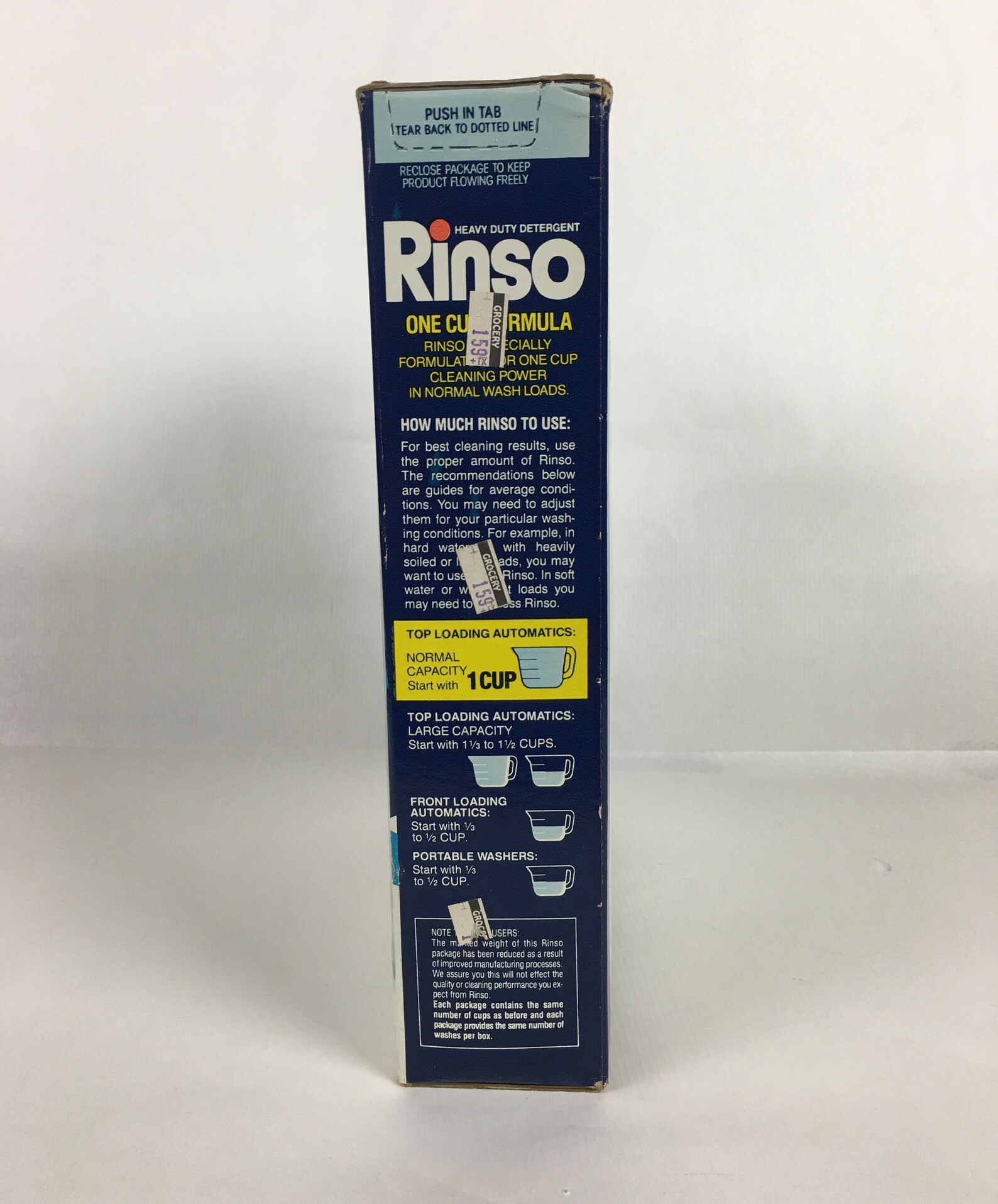 Vintage Rinso Detergent Retro Laundry Collectible Bright Graphics ...