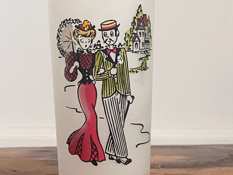 1950s Gay Fad Martini Mixer / Tumbler With Spout - Vintage Frosted ...