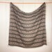 1980s Square Table Scarf / Shawl - Bohemian Floral Stripes - Muted ...