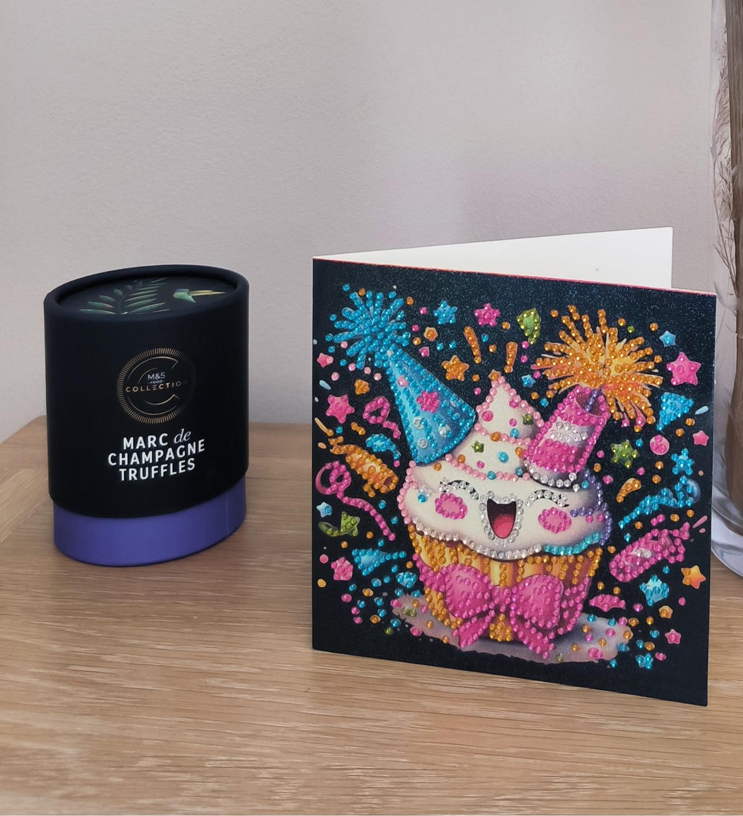 5D Diamond Art Birthday Card 15cm X 15cm - Etsy