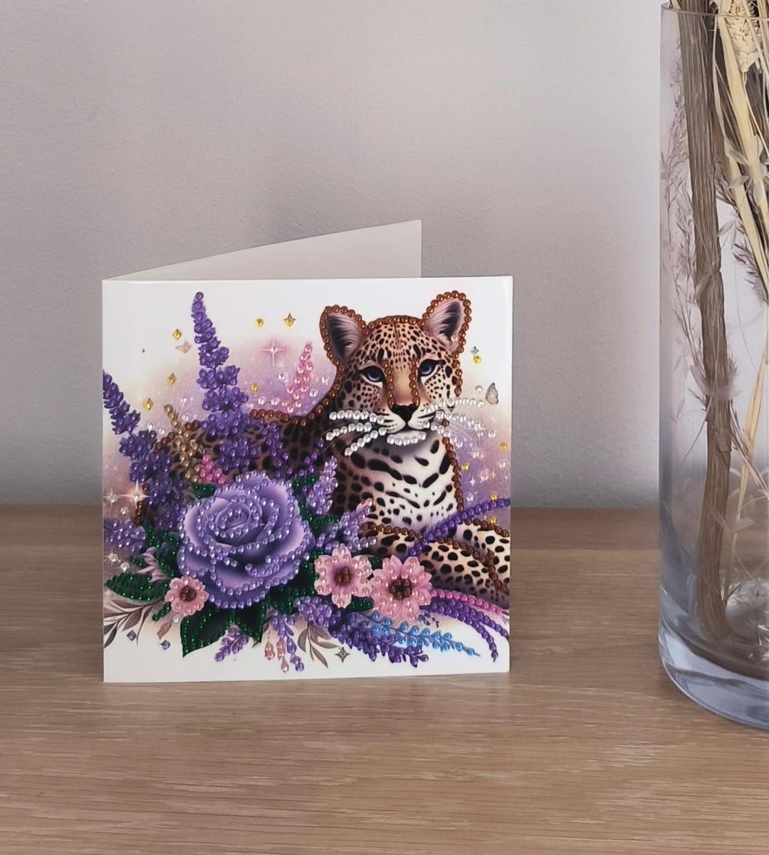 5D Diamond Art Greeting Card 15cm X 15cm - Etsy