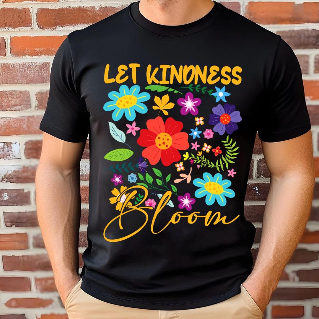 Let Kindness Bloom Png, Flower Png, Retro Quotes Png, Floral Png ...