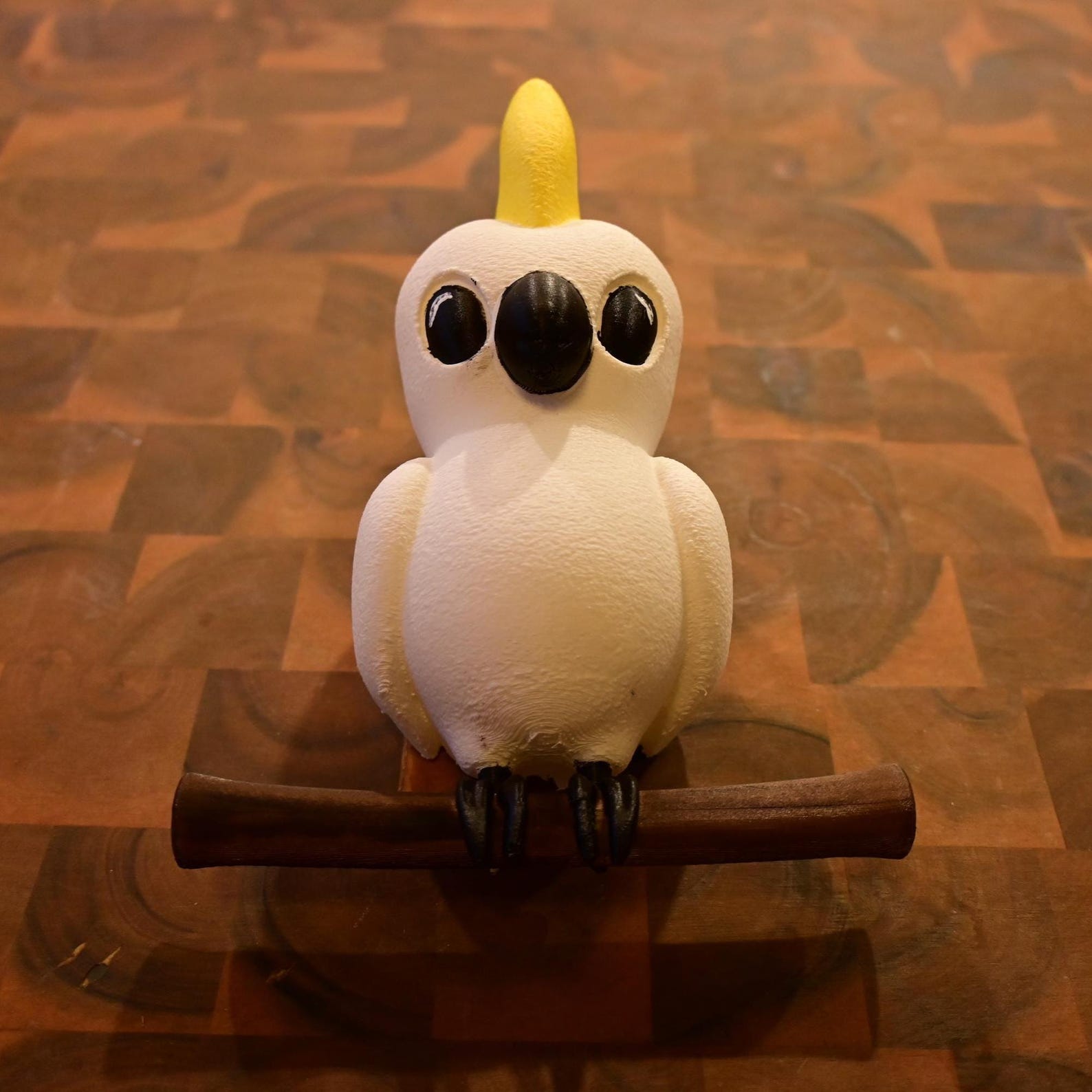 Sulphur-crested Cockatoo Night Light - Hand-painted & 3D Printed - Etsy