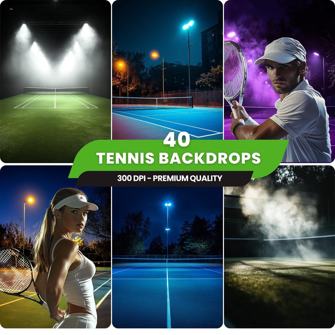 40 Fundos Digitais de Tênis para Fotografia Esportiva | Fundo de Tênis ...