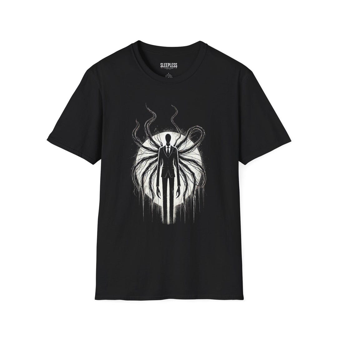 Slenderman Horror T-shirt - Creepypasta | Gift for Horror Lovers, Goth ...