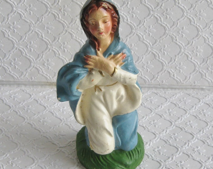 Vintage Mary Nativity Figure, 1950s, Cast Iron - Etsy