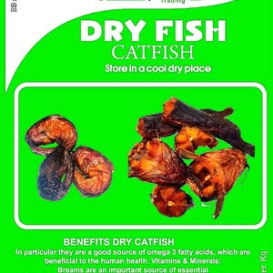 Dry African Catfish From Zambian River Harvest - 15 Whole Fish Pieces ...