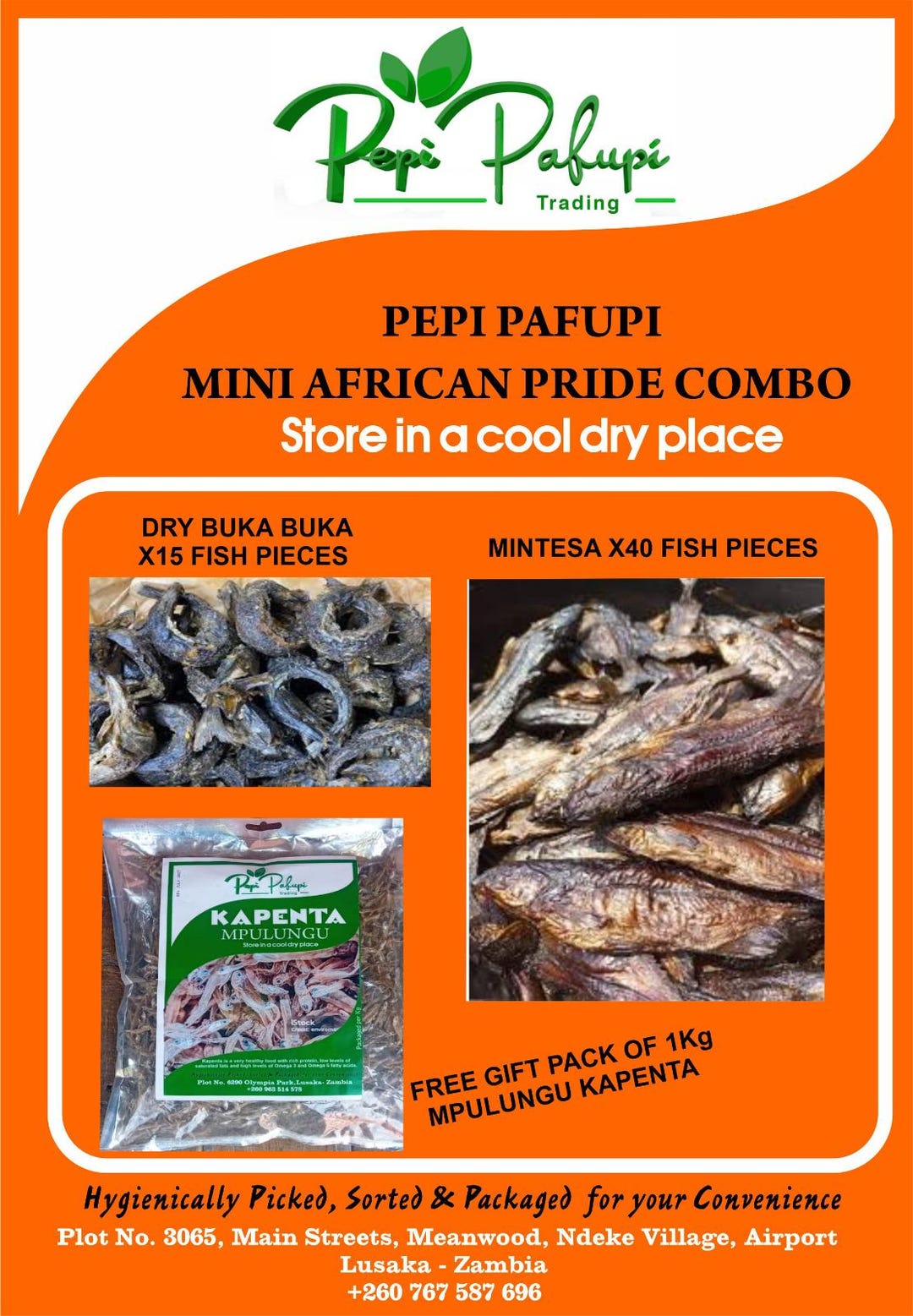 Mini African Dry Fish Combo 15 Pieces Buka Fish, Imintesa 40 Fish ...