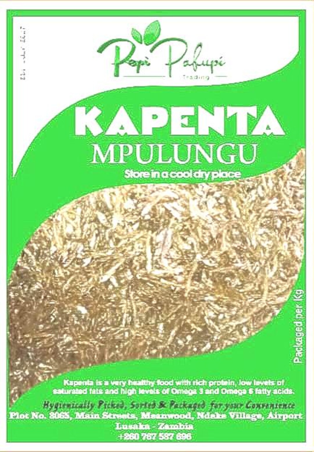 African Dry Anchovy Small Fish From Zambia-chisense (organic From Fresh ...