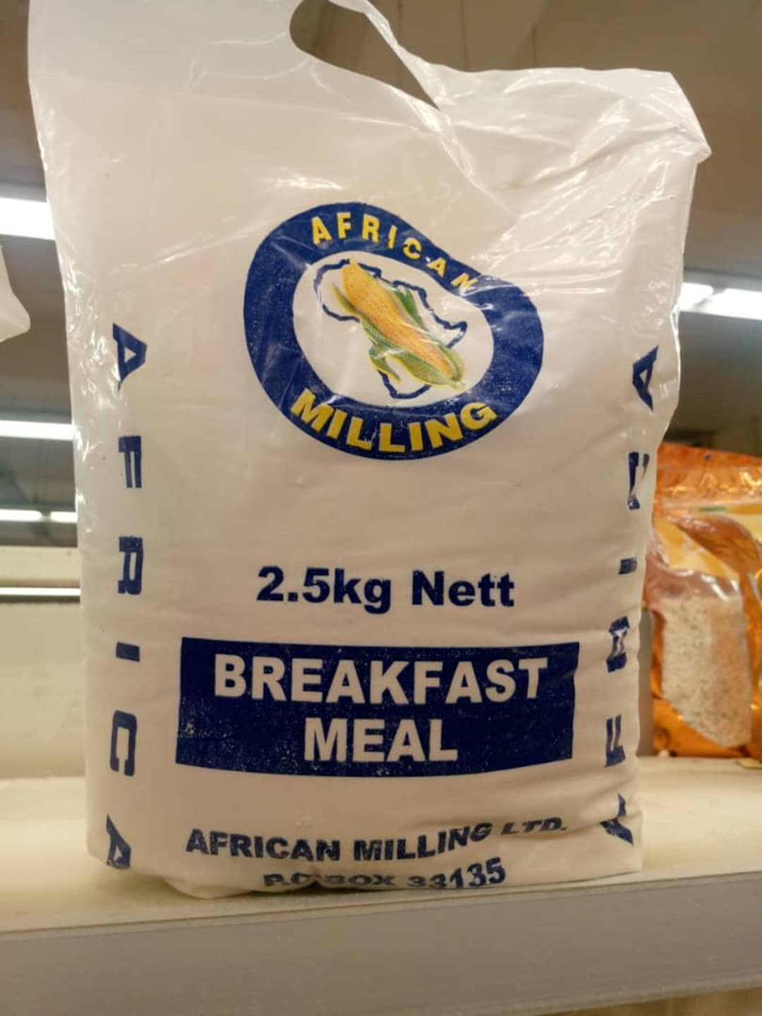 African Organic Maize Meal (mealie Meal ) From Zambia 2.5kg - Etsy