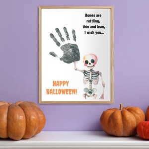 Halloween Handprint Art Bundle, Halloween Handprint Craft, Fall ...