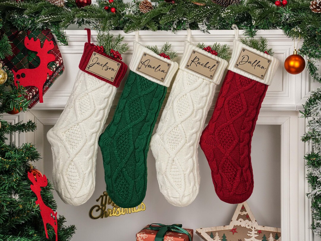 Custom Christmas Stocking With Name,personalized Family Christmas ...