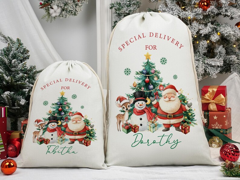 Personalised Large Santa Sack,christmas Sack for Adult and Kid ...