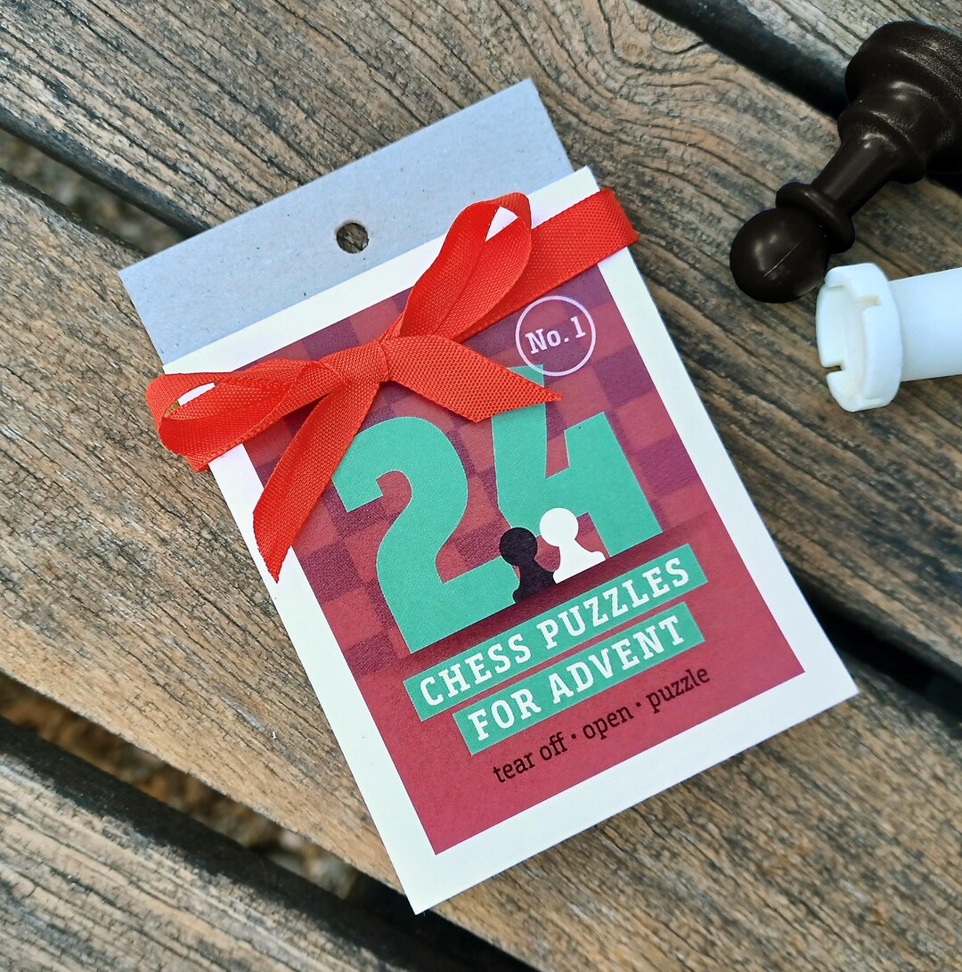 Chess Advent Calendar With 24 Chess Puzzles – for Kids and Adults ...