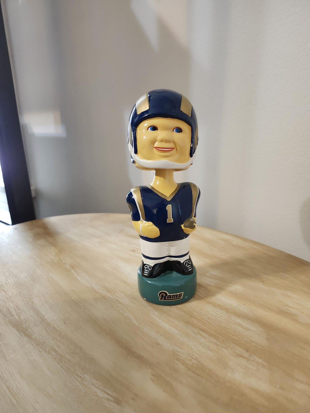 Vintage L.A. Rams Bobble Head - Etsy