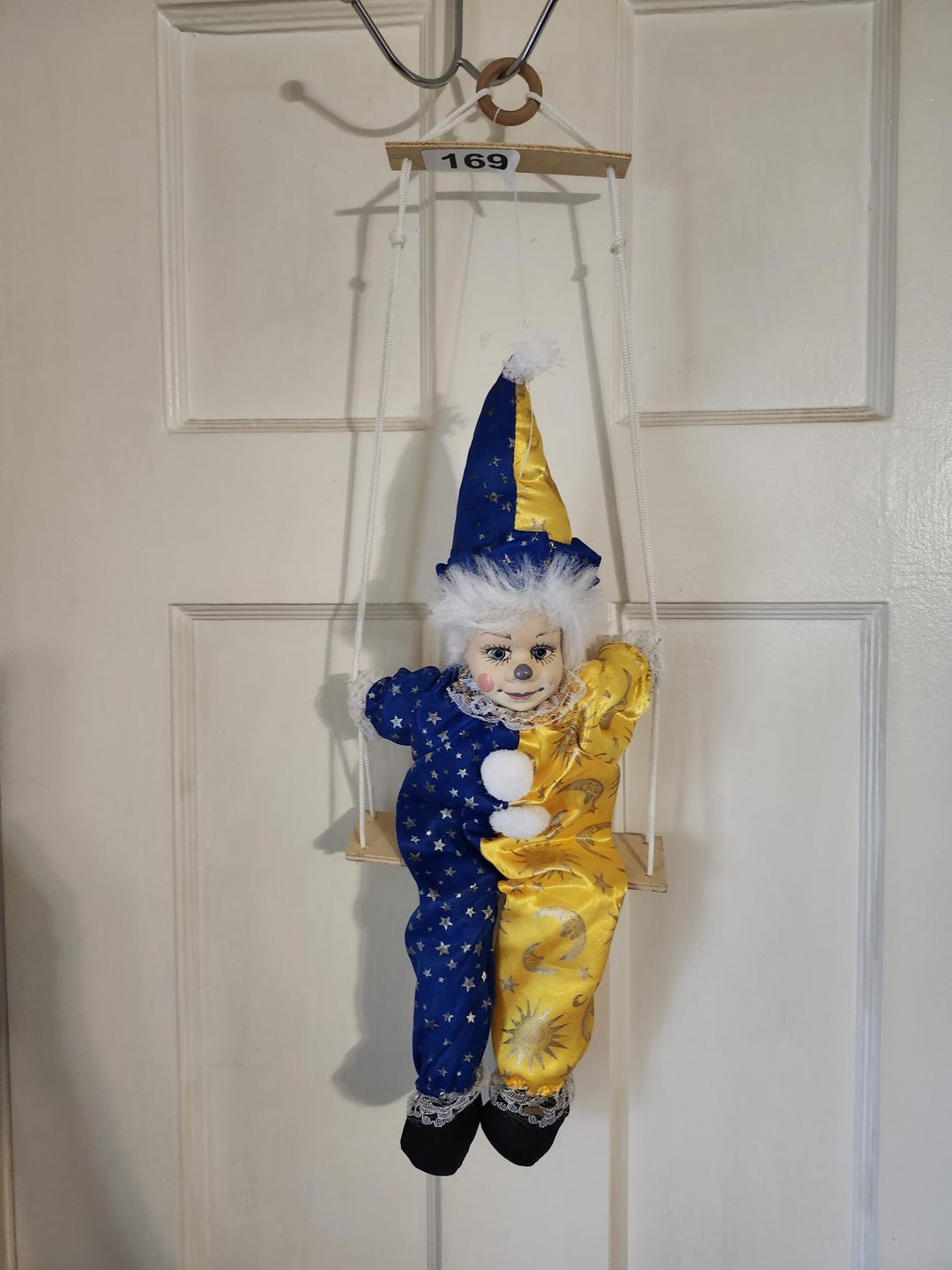 Clown Puppet on a Swing - Etsy
