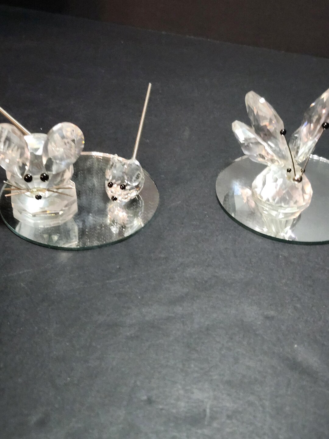 Swarovski Mice and Butterfly - Etsy
