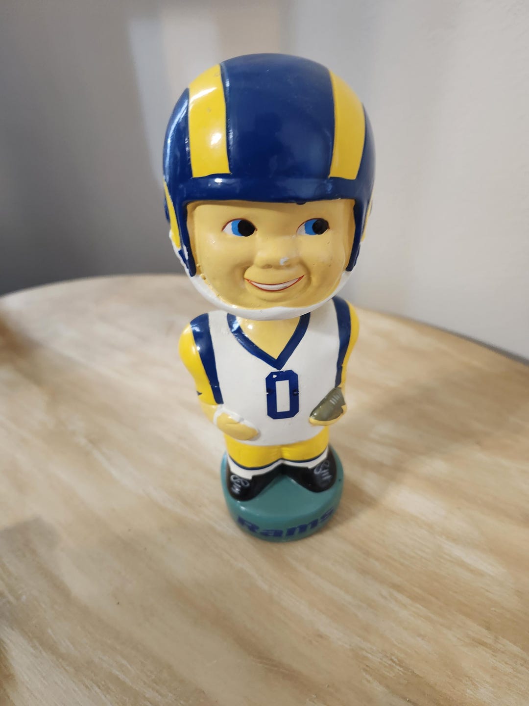 Vintage L.A. Rams Bobble Head - Etsy