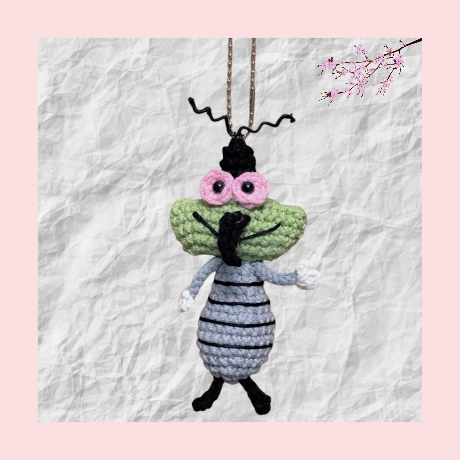 Oggy and the Cockroaches Crochet Plush Set – Handmade Oggy, Joey, Marky ...